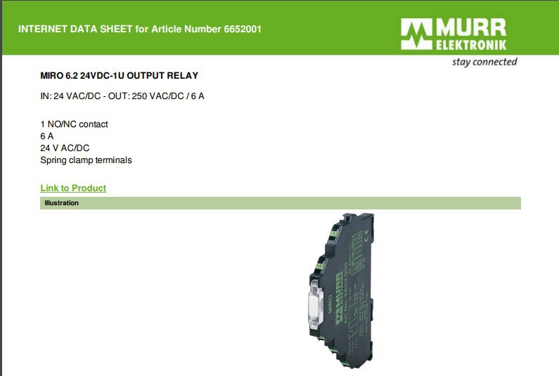 现货 MURR德国穆尔导轨式继电器6652102 6652500 6652000 6652104-阿里巴巴