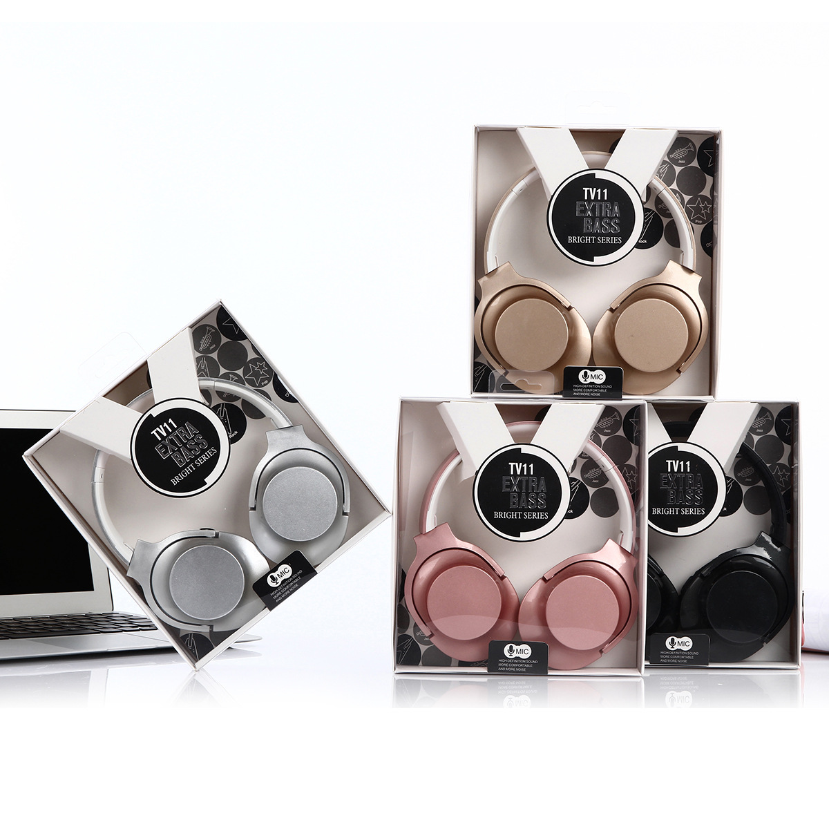 头戴式耳机工厂厂家直销新款TV11喷色插线带唛折叠式头戴式耳机-阿里巴巴