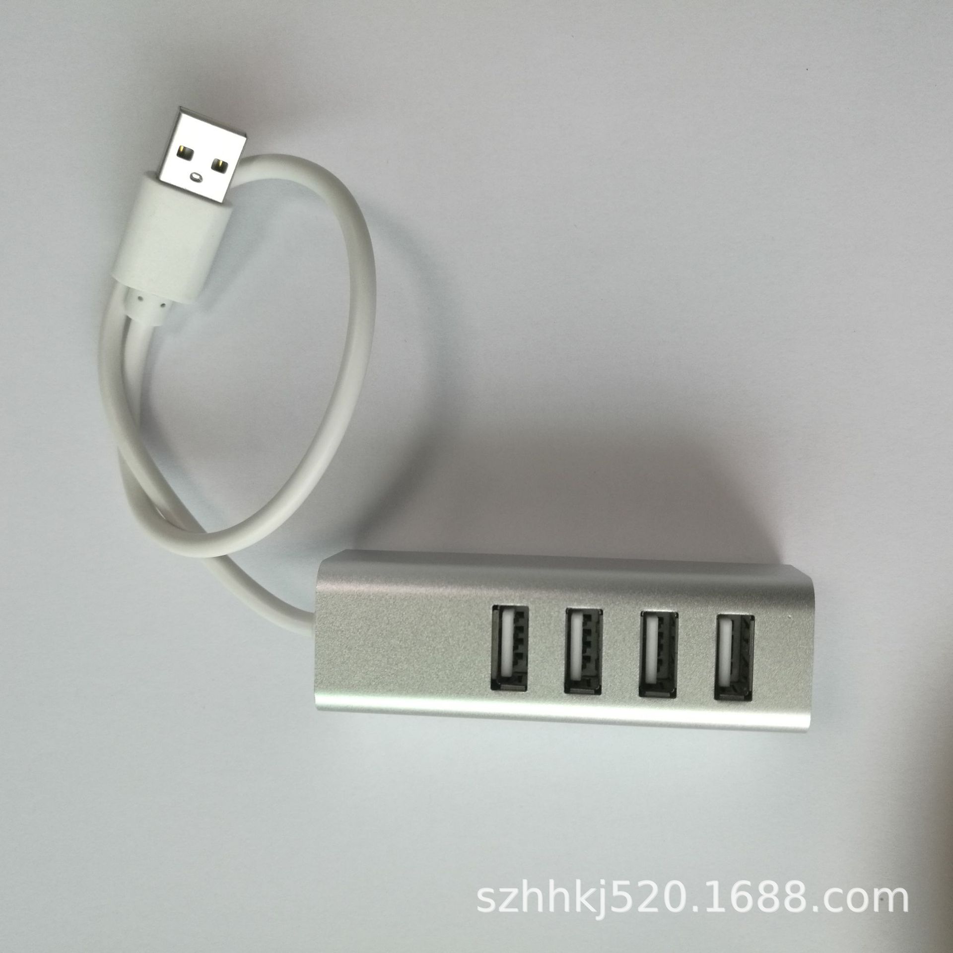 铝合金USB2.0集线器USB分配器一拖四HUB分线器USB扩展器HUB转接器-阿里巴巴