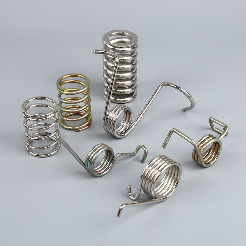 大厂家批发不锈钢扭转弹簧左右旋按扭扭力簧多款异形双钩扭转弹簧-阿里巴巴