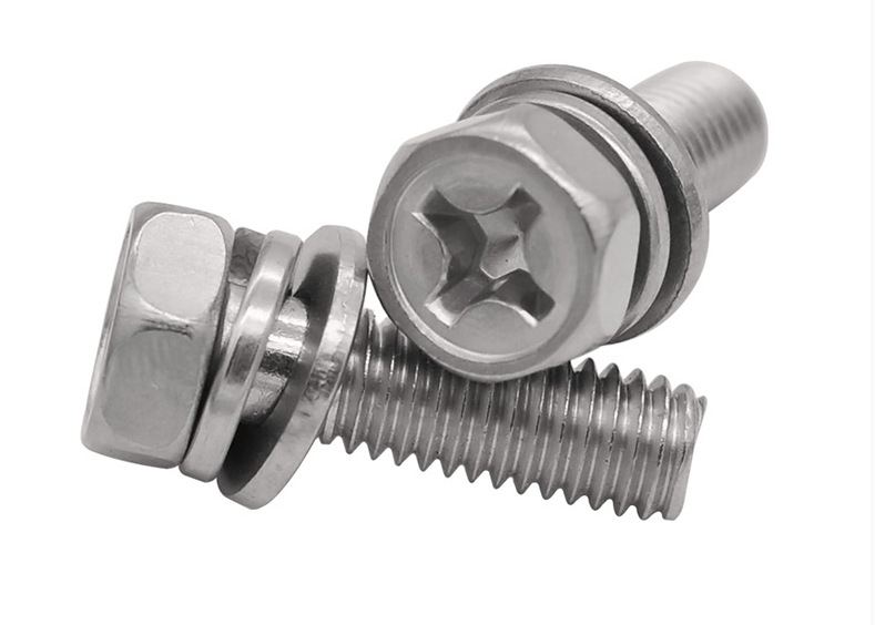 M3-M8A2-70不锈钢304十字槽凹穴外六角三组合螺栓 GB9074.13-阿里巴巴