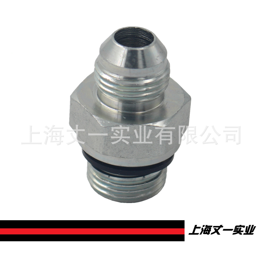 JIC端直通接头74度扩口式转BSPP派克互换F42EDMX液压过渡接头ED-阿里巴巴