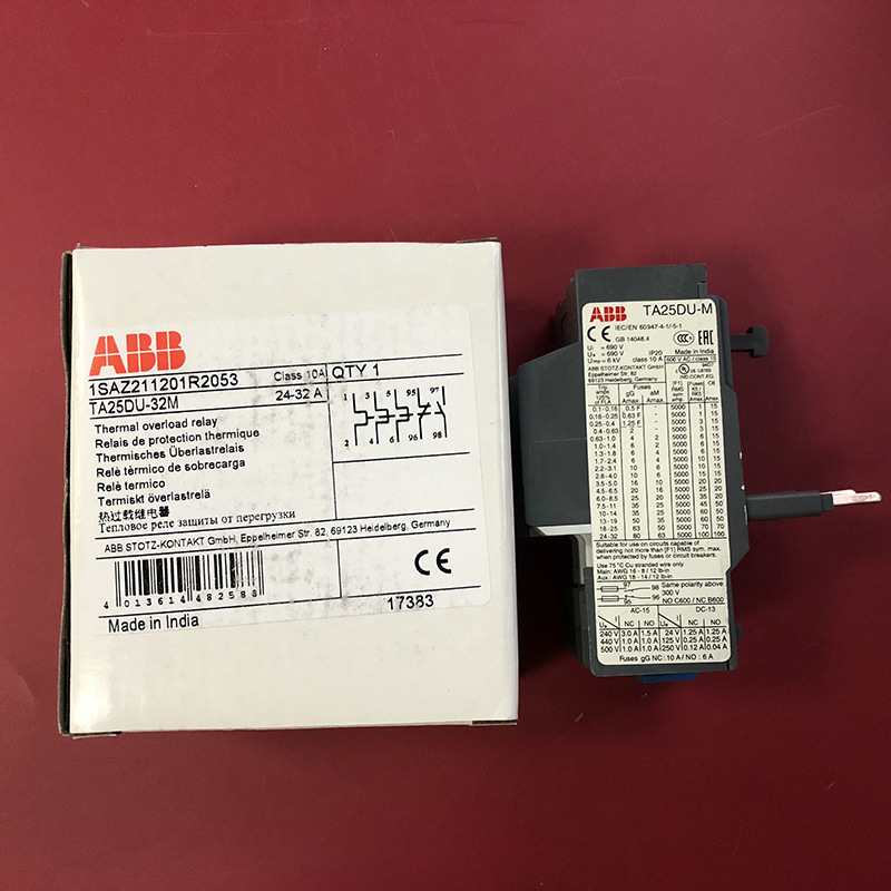 ABB热过载继电器TA25DU-32M原装正品假一罚十-阿里巴巴