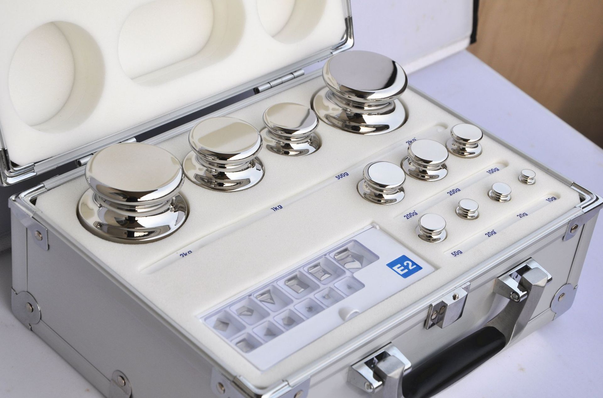 E2级砝码套装1mg-2kg 无磁不锈钢高精度天平校正砝码 2kg套装砝码-阿里巴巴