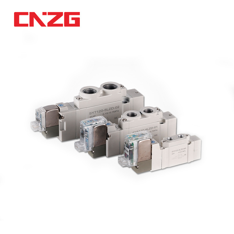 SMC型二位五通电磁换向阀 SY5120-5LZD-01/SY7120/SY3120-5LZD-M5-阿里巴巴