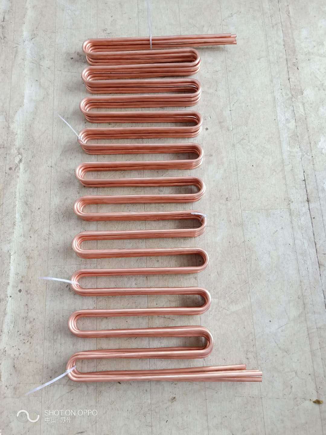 厂家定制U型冷却铜管来图定制烤箱烘干机蛇型紫铜加热管散热管-阿里巴巴