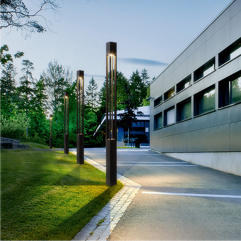 景观灯厂家户外3米方形灯柱小区LED路灯3.5米广场公园景观庭院灯-阿里巴巴