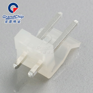 连接器CH3.96-2P CH-2A直针3.96mm间距透明带靠背端子接插件针座-阿里巴巴