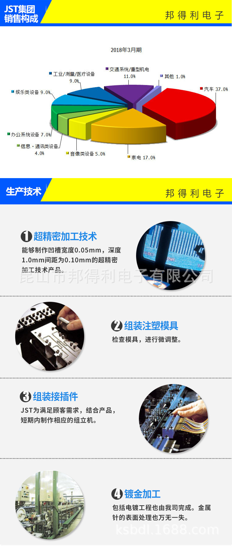 JST连接器 YLP-01V 塑壳 4.5间距 YL系列接插件-阿里巴巴