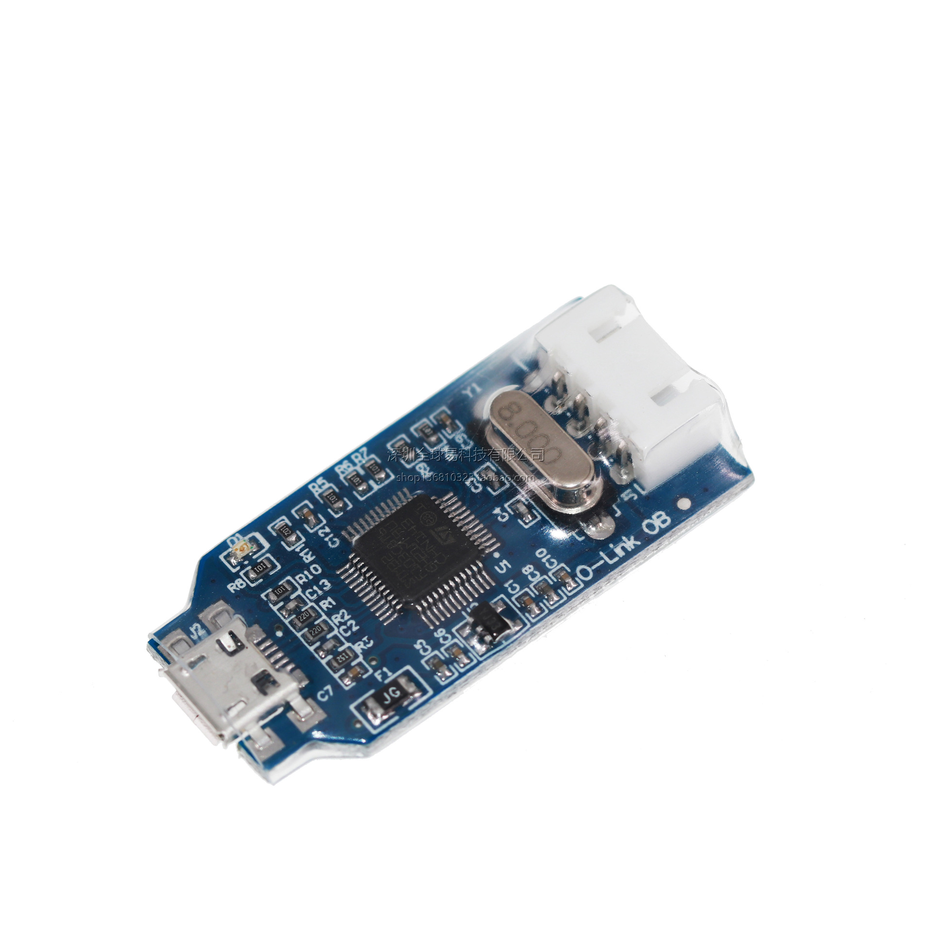 兼容J-Link OB ARM仿真调试器SWD编程器STM32下载器Jlink代 v8-阿里巴巴