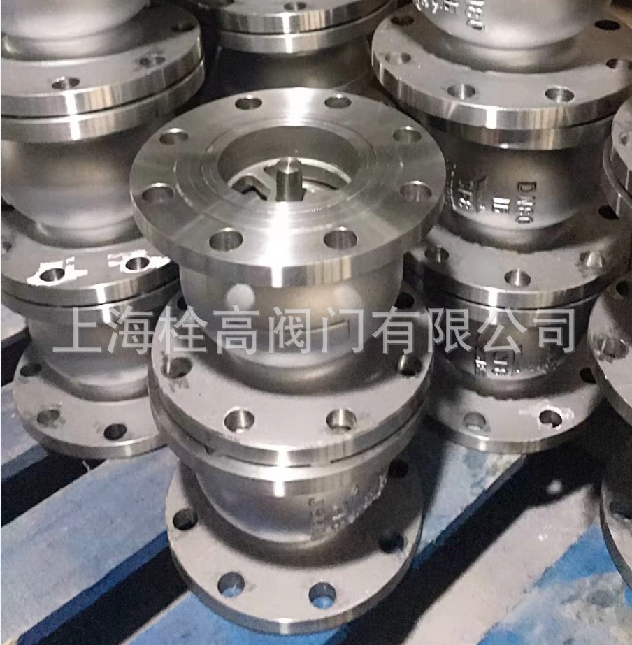 HC41X-16P法兰304不锈钢消声球形污水静音单向阀/逆止阀/止回阀-阿里巴巴