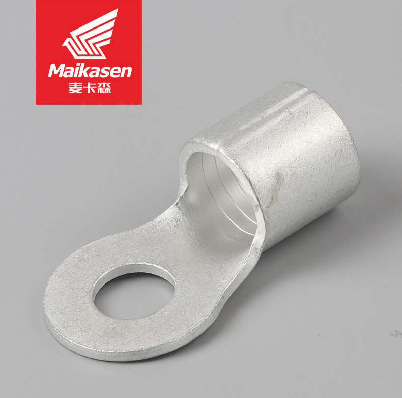 UL认证RNB系列1-38冷压裸端子OT型接线端子紫铜圆形裸端子-阿里巴巴