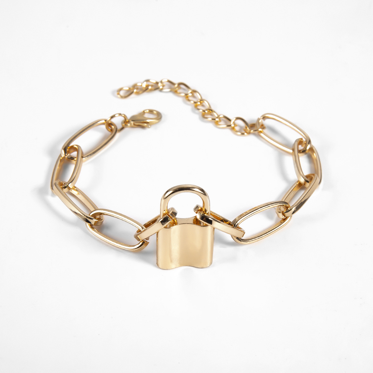 Womens lock plating alloy Bracelets & Bangles XR190506120371