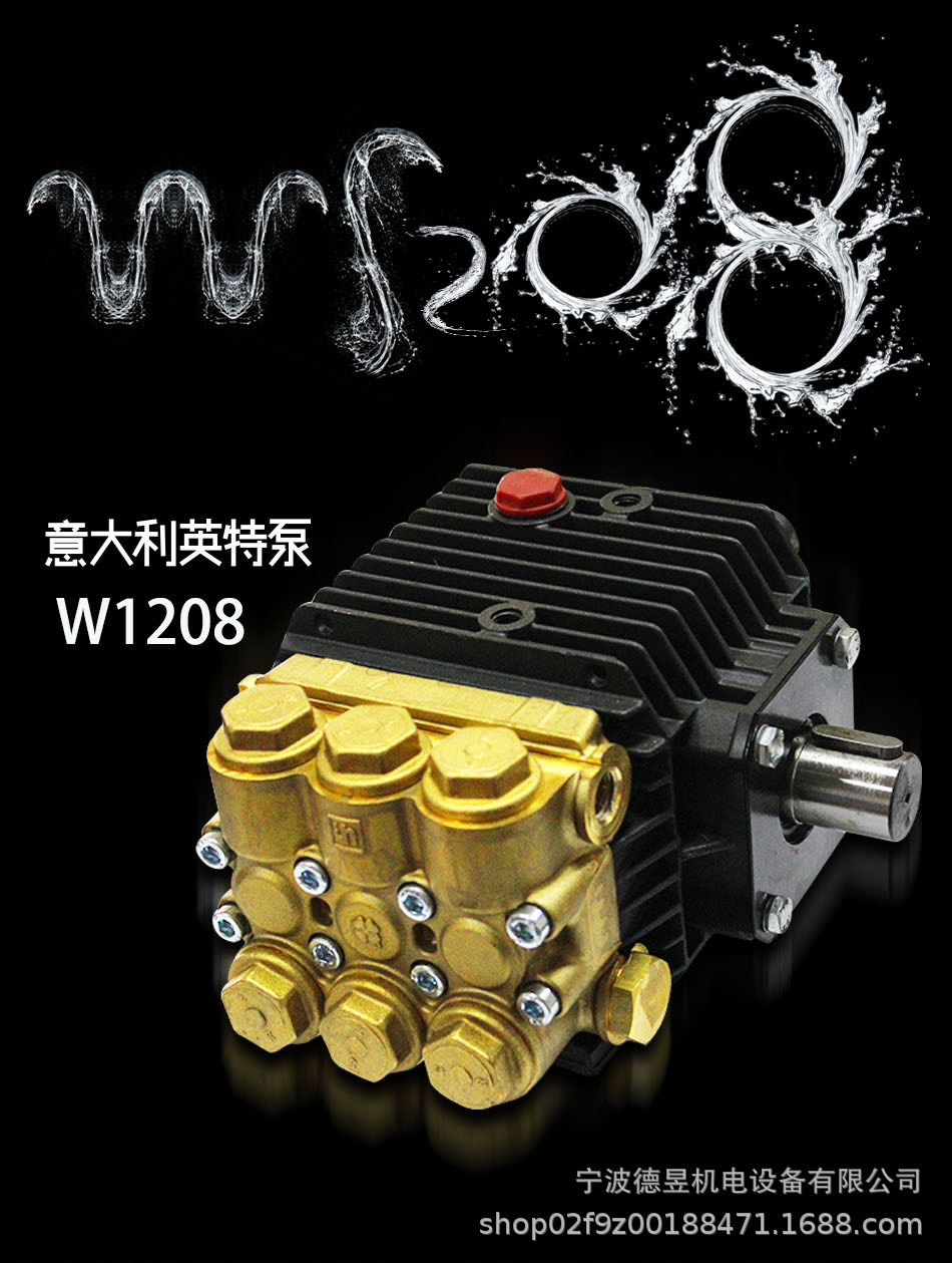 PNTERPUMP英特 W1208陶瓷柱塞泵 高压清水泵 园林景观喷雾泵-阿里巴巴