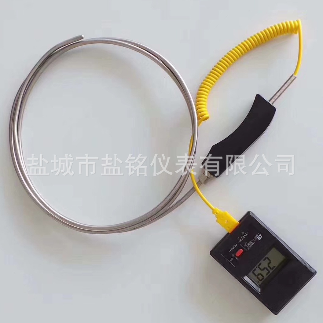 手持式K型铠装热电偶WRNK-187/104M 铝锌水钢液测温探头配数显表-阿里巴巴