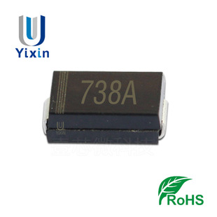 厂家直营 1SMA4738A SMA 1W 8.2V 丝印738A 8V2 DO-214AC 稳压管-阿里巴巴