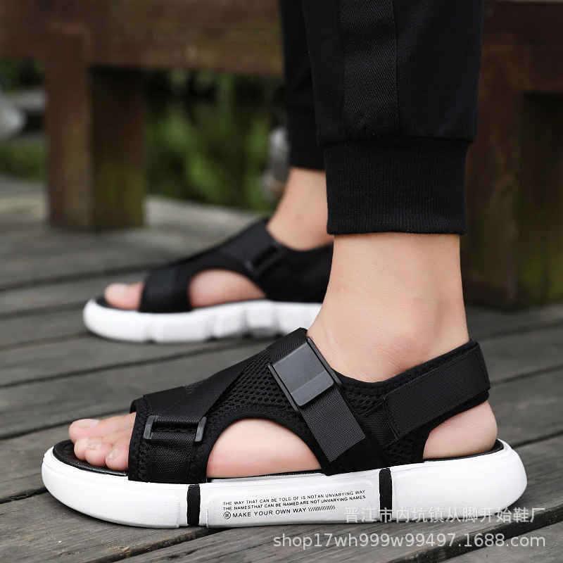 Cross border exclusive for fashion and leisure peep toe breathable ...