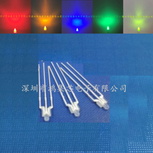 2mm小圆头共阴/共阳高亮三脚双色红翠绿蓝奶嘴LED灯珠发光二极管-阿里巴巴