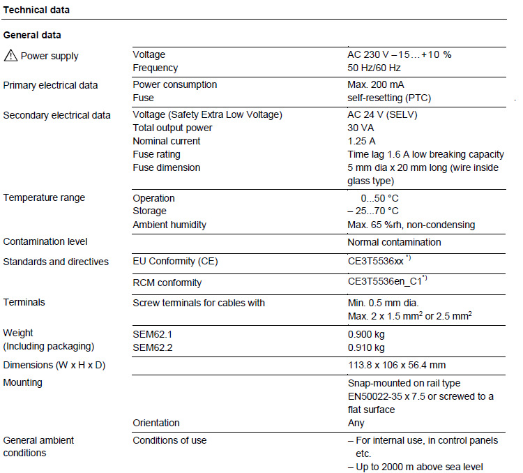 SIEMENS西门子变压器AC220V变AC24V交流SEM62.1和SEM62.2-阿里巴巴