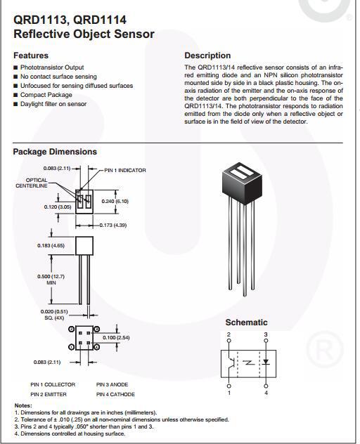 QRD1114 反射型光耦 全新现货 实体经营-阿里巴巴