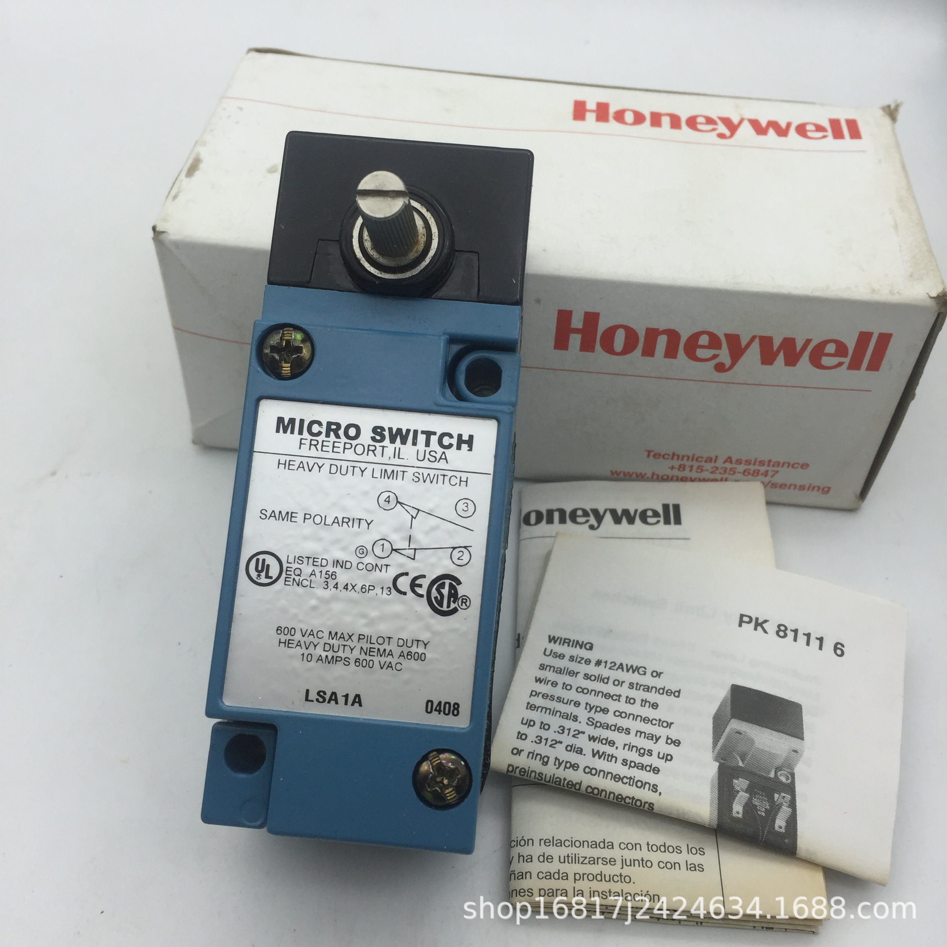 LSA1A MDL B霍尼韦尔HoneyweII MICRO SWITCH限位开关 LSA1A-阿里巴巴