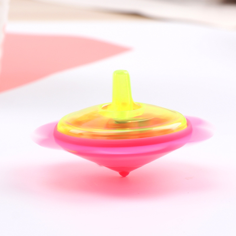 Supply Luminous Toy Flash Small Spinning Top Plastic Night Market Toy ...