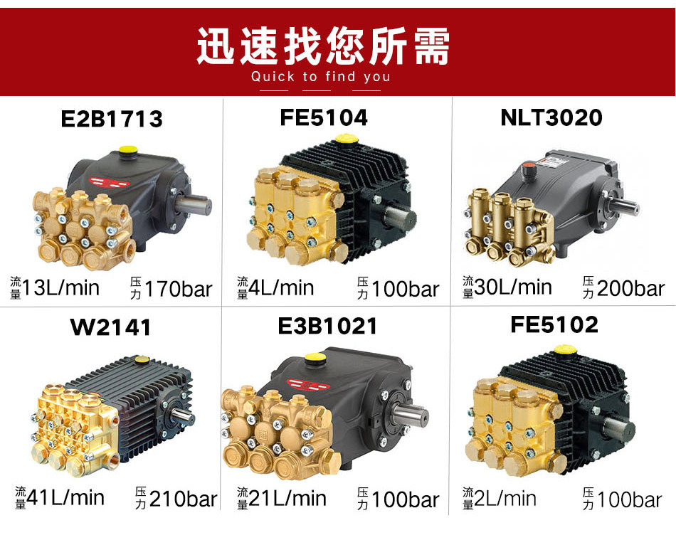 荐意大利INTERPUMP 陶瓷柱塞泵E2B1713 高压喷雾柱塞泵 园林景观-阿里巴巴