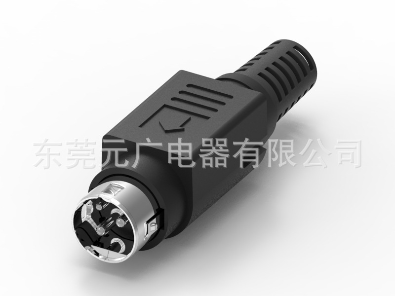 POWER DIN 3PIN 公头 3P/3针/3芯 ASSEMBLY组装式ABS-阿里巴巴