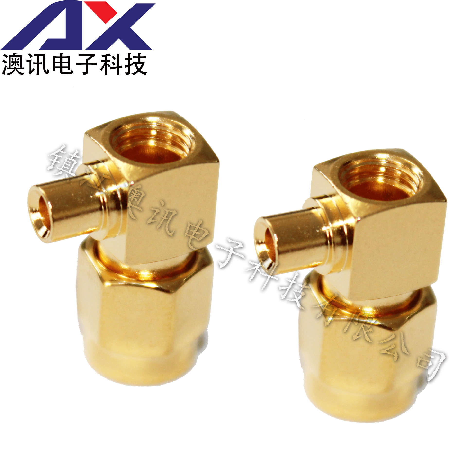 SMA-JWB2射频连接器SMA90度弯式公头适用RG405/RG086半钢半柔线-阿里巴巴