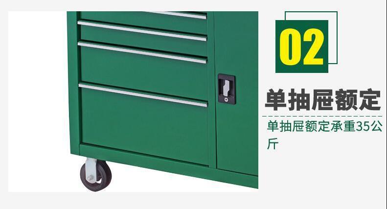 SATA世达五金8抽屉柜形工具车门带轮汽修汽保维修零件手推车95109-阿里巴巴