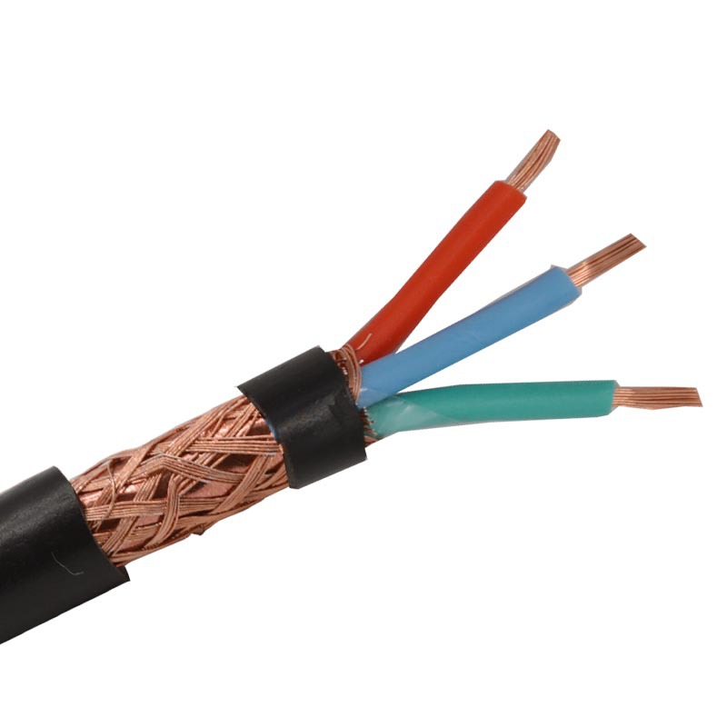 铜芯屏蔽线rvvp3*1.0纯铜多股控制线软线屏蔽线缆 rvvp信号线-阿里巴巴