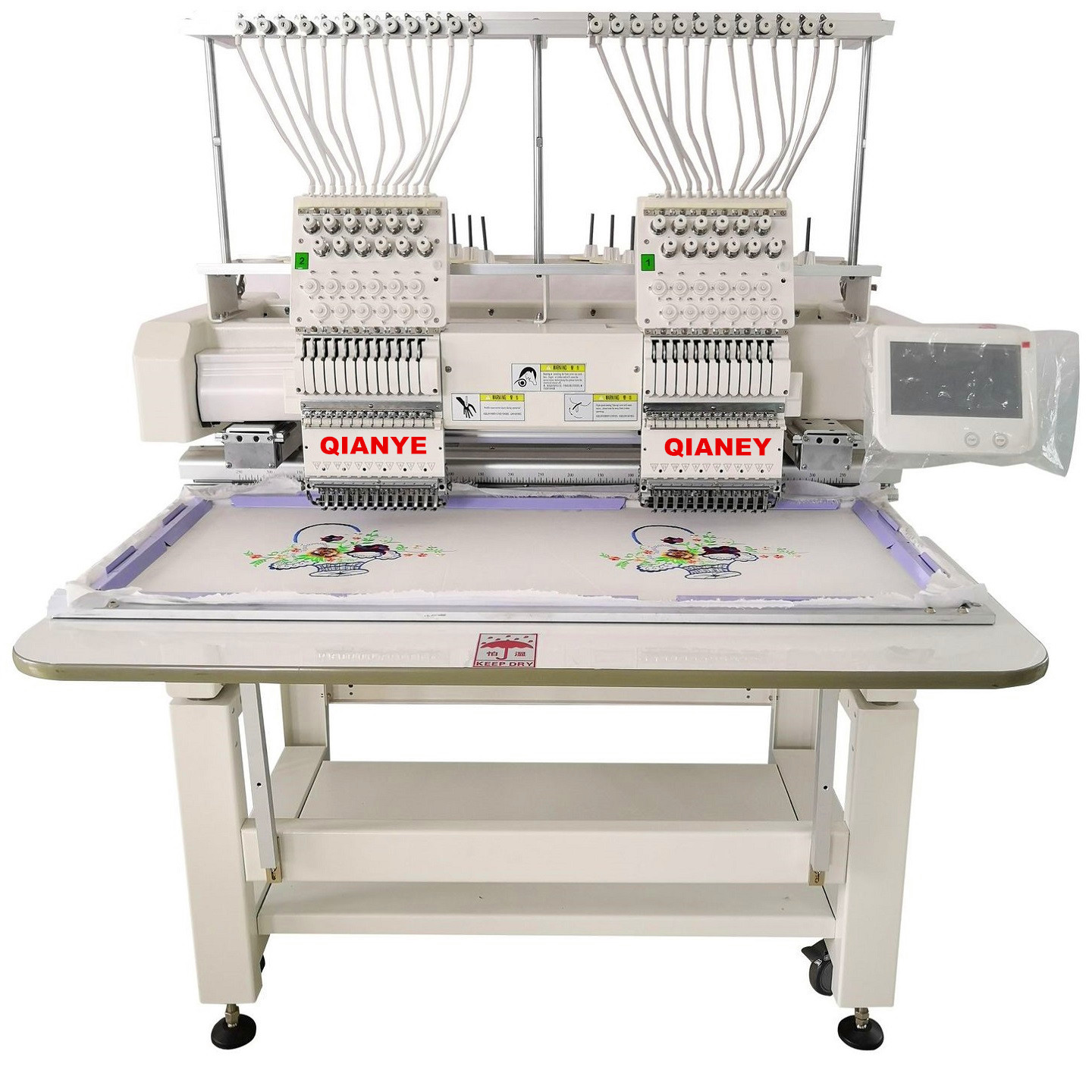 双头绣花机 毛巾绣 绣车标 帽绣 12头平绣晶片盘带绣花机厂家直销-阿里巴巴