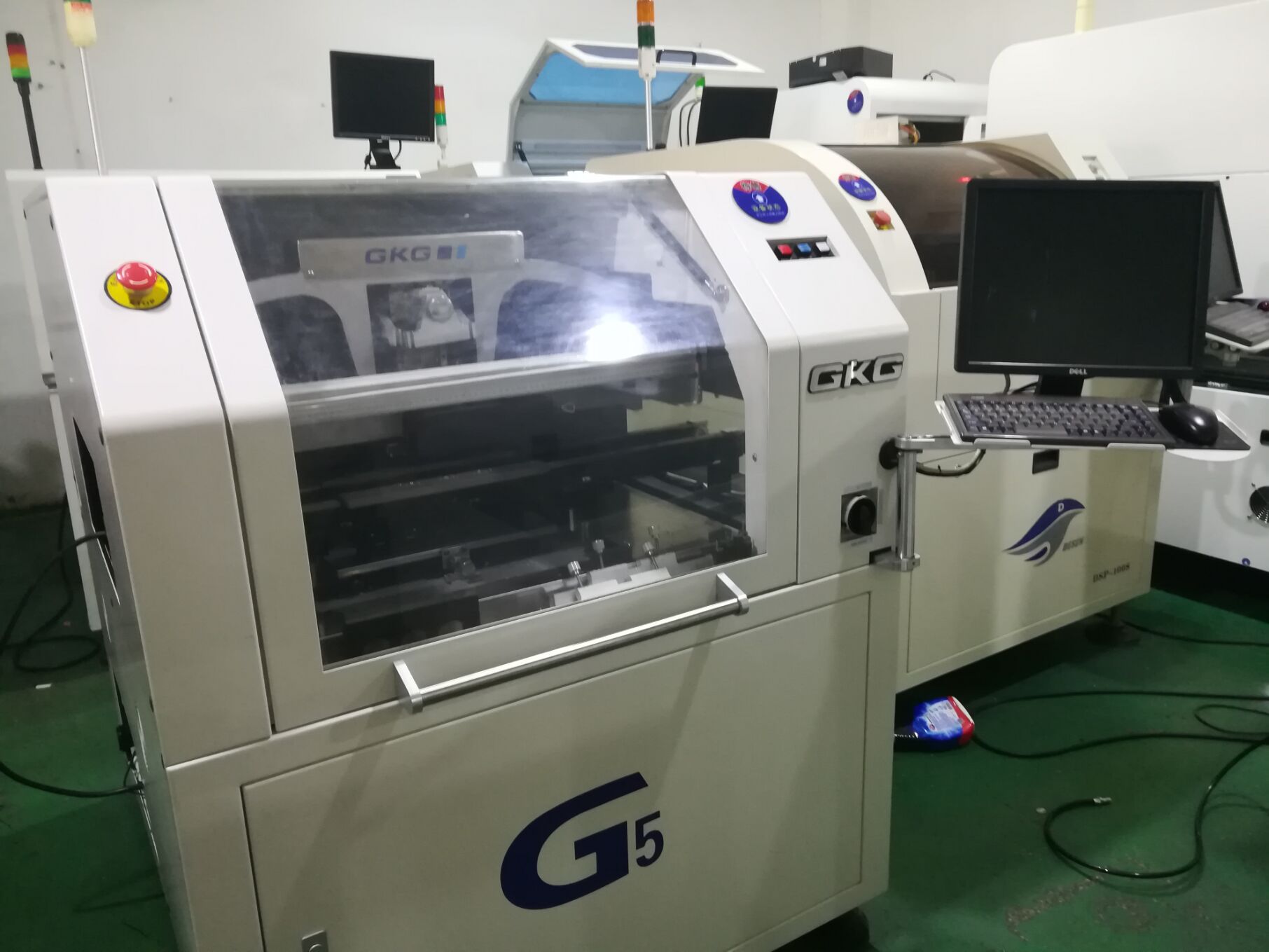 二手G5型GKG全自动锡膏印刷机成色新状态佳2015年份-阿里巴巴