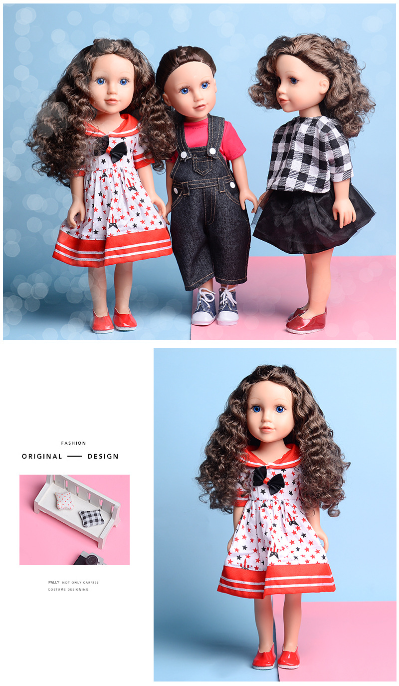 LS厂家直销量大从优18寸全身搪胶美国娃娃公仔搪胶公仔美国女孩采购价格、怎么样、行情市场-CCEE选品中心