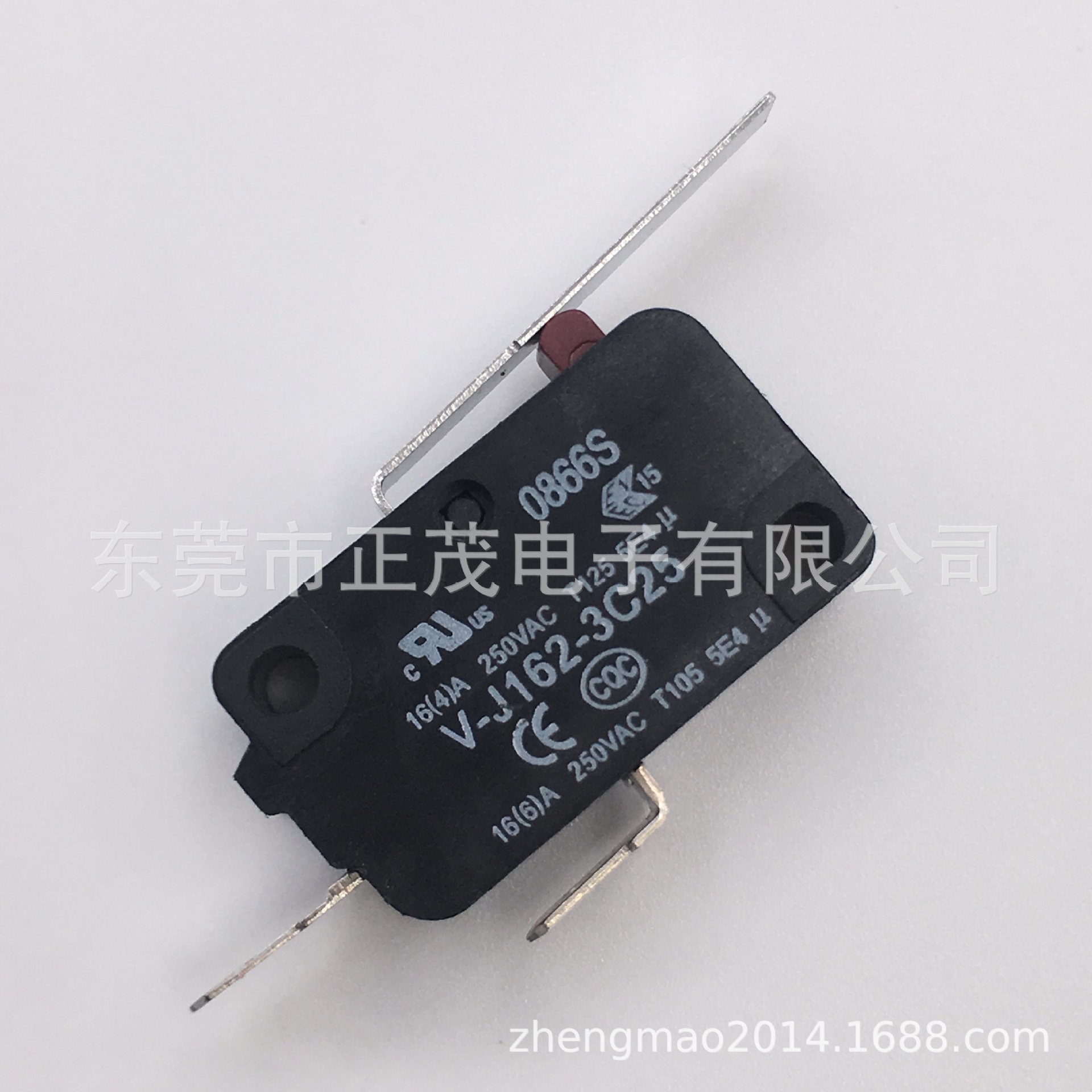 QIAOH微动开关V-J162-3C25欧姆龙开关行程开关常开式直柄动臂开关-阿里巴巴
