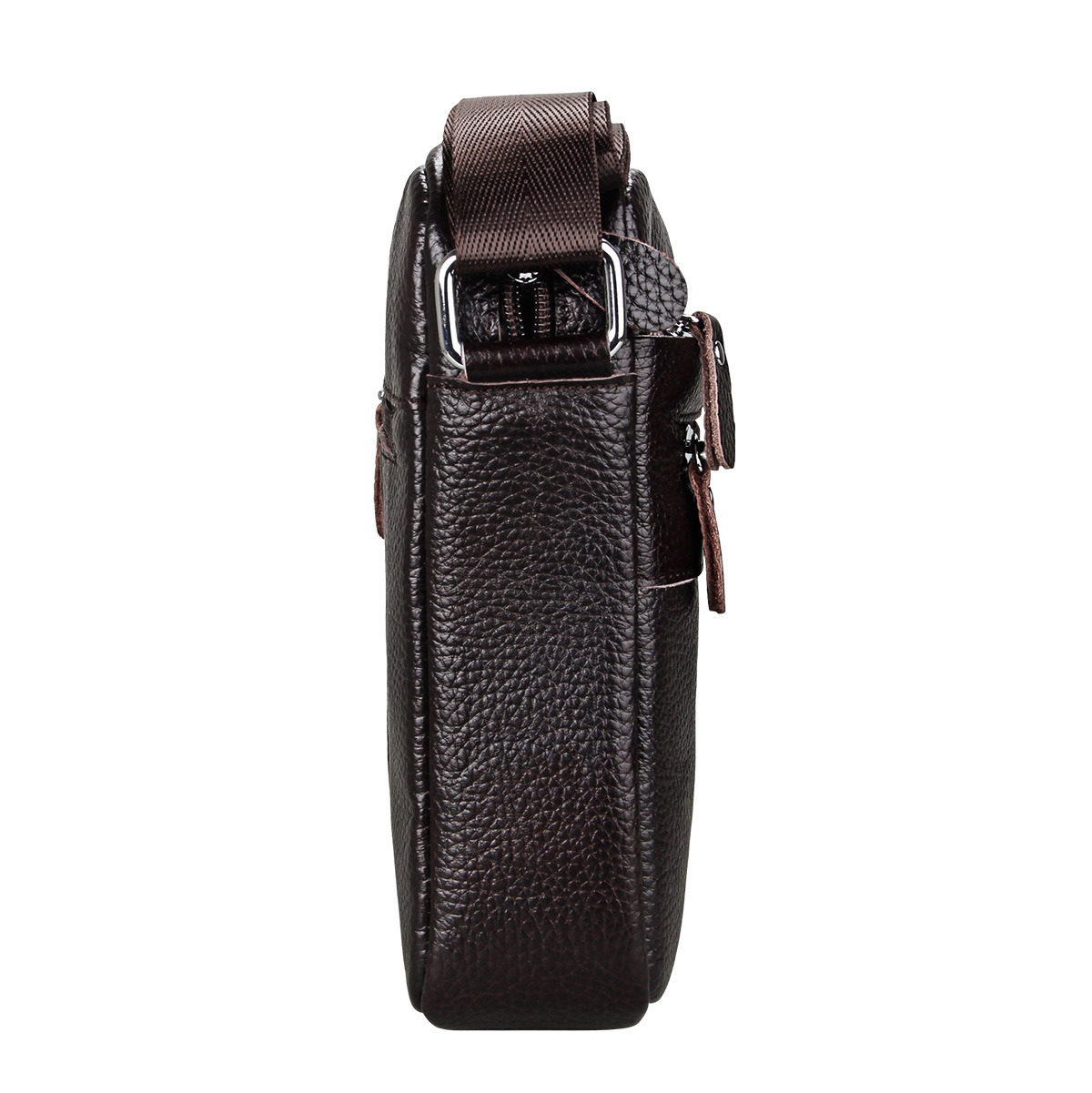 Wholesale simple diagonal bag leather men's bag shoulder bag - Nihaojewelry