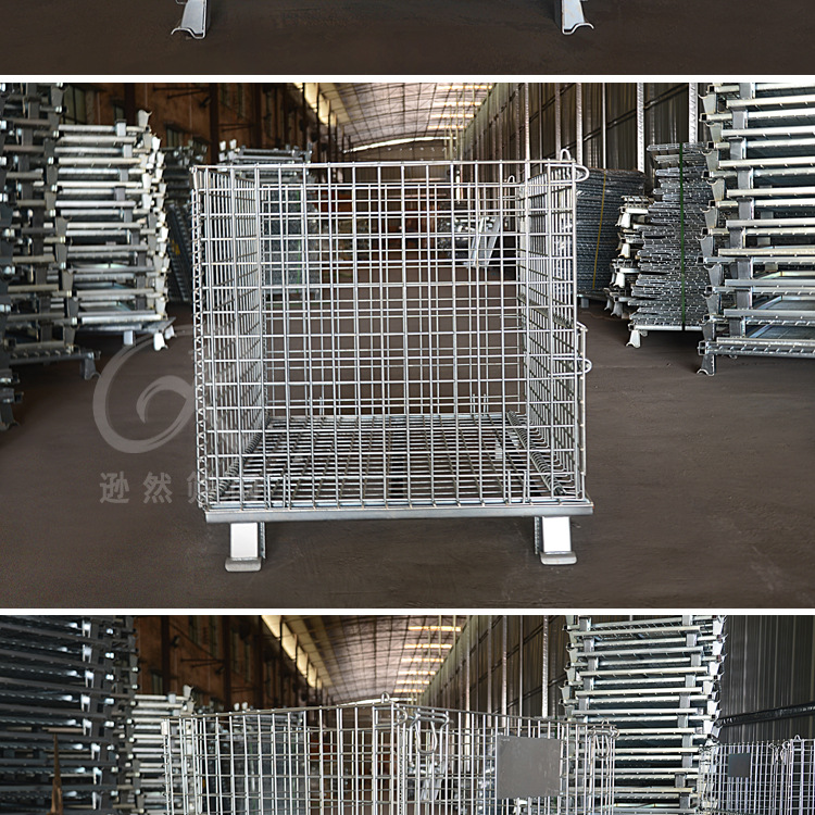 厂家6.0*1000*800*840仓储笼 金属周转箱铁笼子 折叠式仓储笼-阿里巴巴
