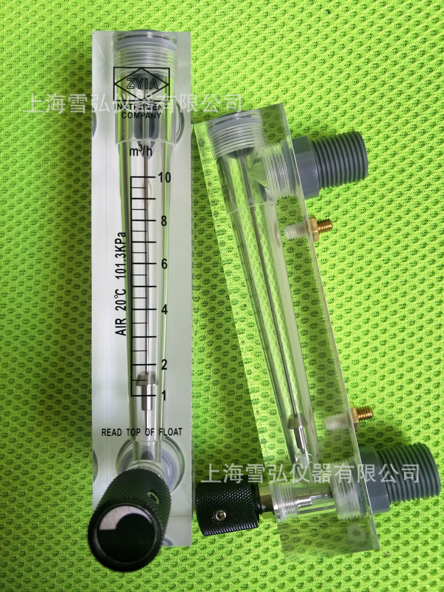 ZYIA仪表箱面板流量计LZM-15ZT 1-10立方/h 浮子气体面板测量仪表-阿里巴巴