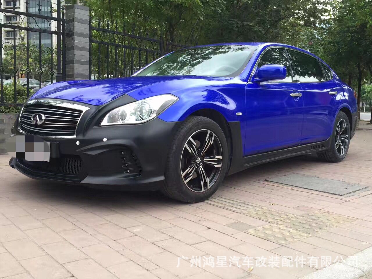 适用英菲尼迪Q70L M35HL M25L 改装WALD大包围 前杠后杠侧裙-阿里巴巴