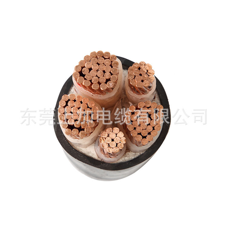 金龙羽电力电缆YJV3*95+2*50 交联聚乙烯铜芯线5芯橡套低压电线-阿里巴巴