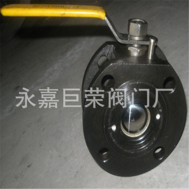 对夹超薄球阀 Q71F-16P DN25 不锈钢一片式法兰球阀-阿里巴巴
