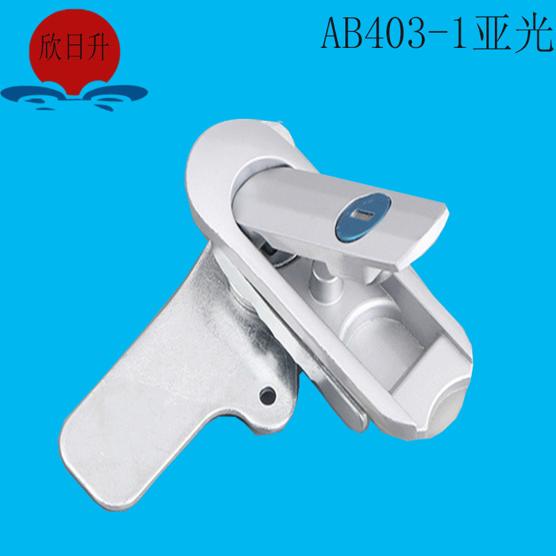 AB403-1亚光平面锁 AB403-2锌合金电柜锁 工业高压配电柜把手锁-阿里巴巴