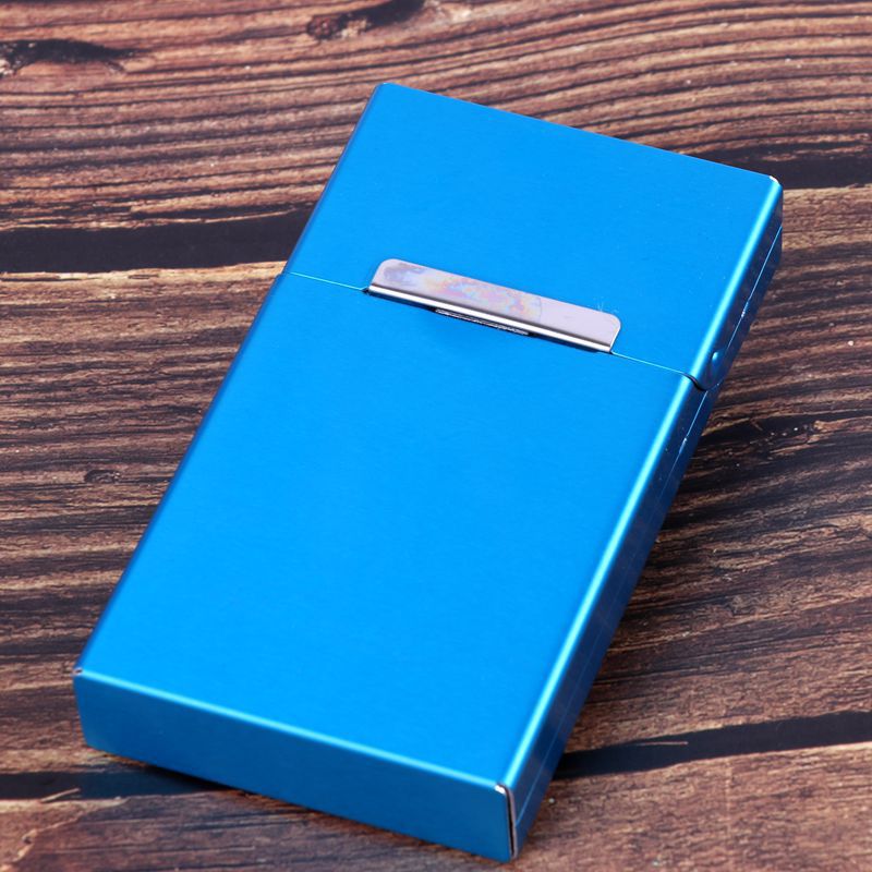 Ultra-Thin Aluminum Alloy Women's Cigarette Case 20 Metal Cigarette ...