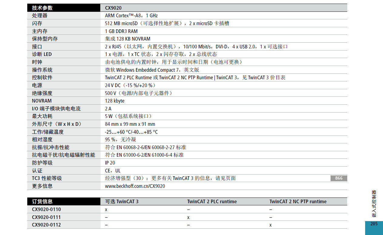 CX9020-0115德国倍福beckhoff嵌入式PC模块全新德国原装现货-阿里巴巴