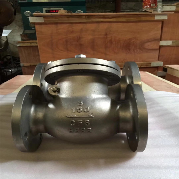 H44W-16P 法兰旋启式大口径止回阀 DN250 不锈钢单向阀逆止阀-阿里巴巴