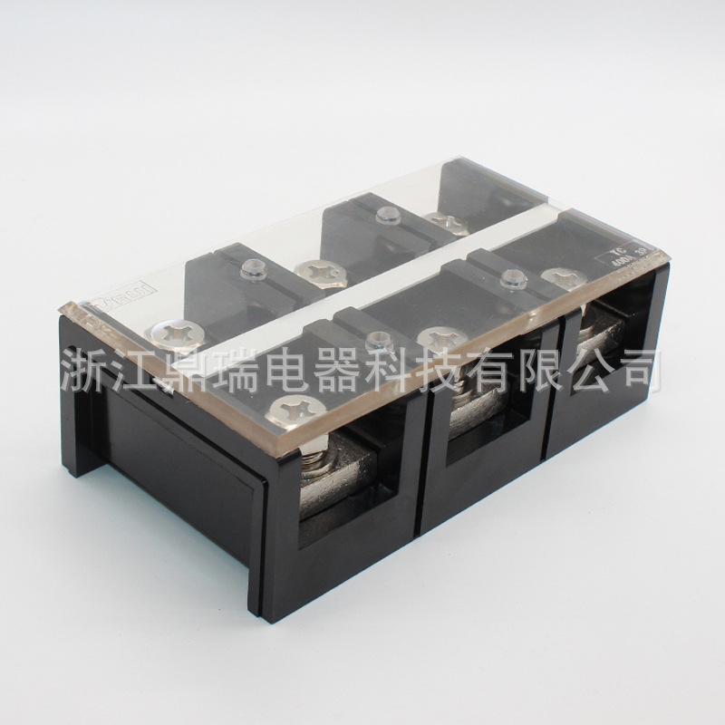 TC接线端子固定式大电流TC-4003(400A3P)阻燃胶木加厚铜接线端子-阿里巴巴