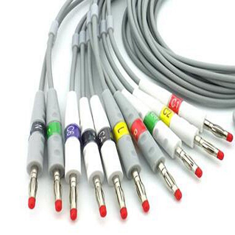 兼容席勒Schiller AT3海力格心电图机线心电图耗材防静电专用线-阿里巴巴