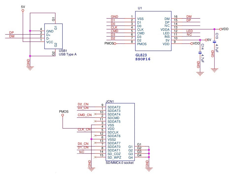 GL823K USB2.0 读卡器IC 厂家直销 量大优惠 电脑配手机配件typec-阿里巴巴