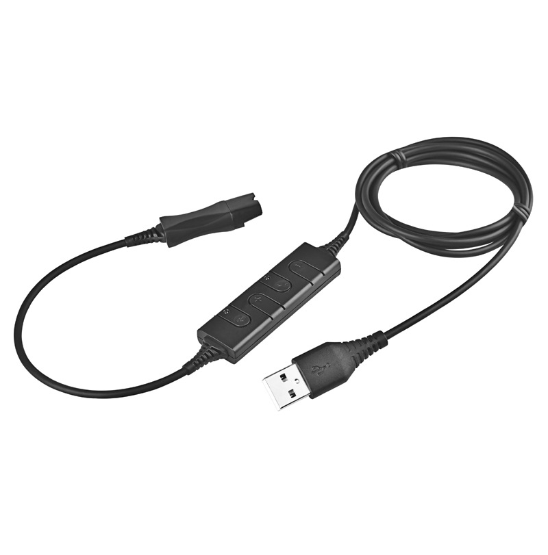 话务耳机QD转3.5单插手机双插电脑电话USB转接线耳机QD拔插培训线-阿里巴巴