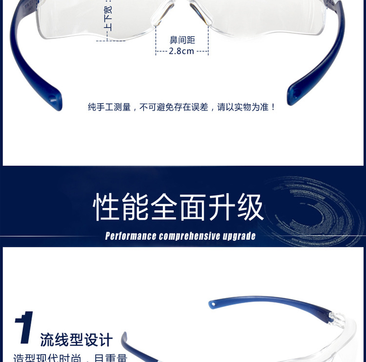 3M10434防护眼镜 防雾眼镜防尘防风沙防冲击防紫外3M10435护目镜-阿里巴巴